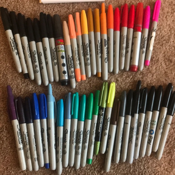 Sharpie | Other | 45 Assorted Colored Sharpies School Art Supply | Poshmark